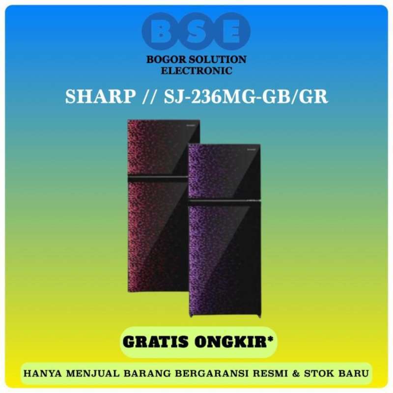 Jual Kulkas 2 Pintu Promo Sharp Sj236mg Sharp Sj-236mg Geometric | Sj ...
