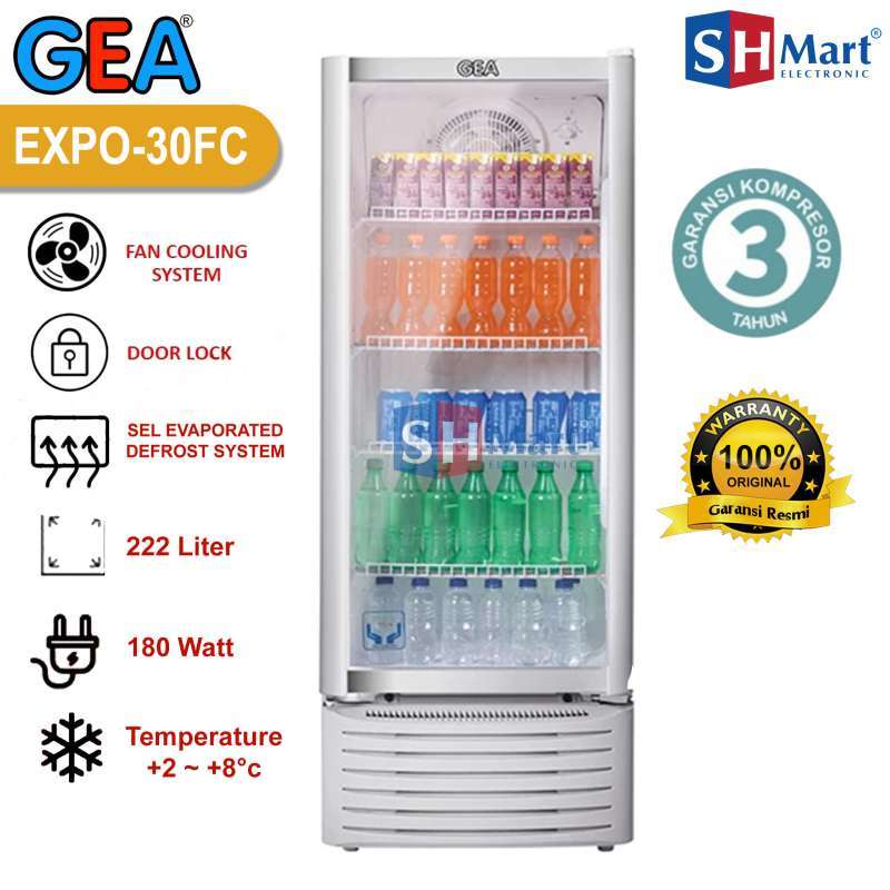 Jual KULKAS SHOWCASE GEA EXPO 30FC / EXPO-30FC PENDINGIN MINUMAN ...