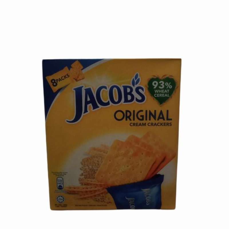 Jual JACOB'S ORIGINAL CREAM CRACKERS BISCUITS ( 8 PACK ) 240 GR di ...