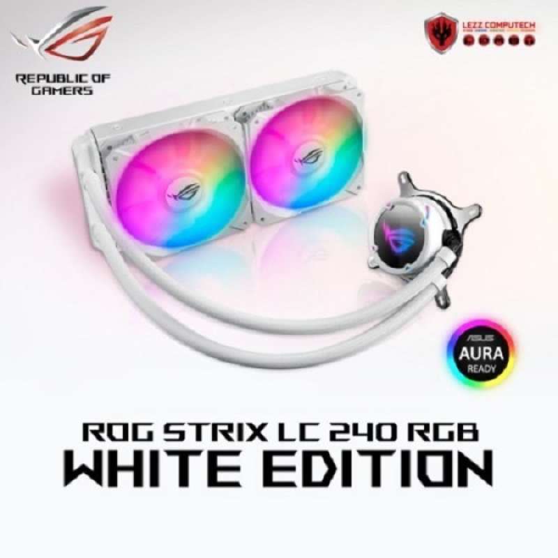Jual CPU COOLER ASUS ROG STRIX LC 240 RGB WHITE di Seller KomputerMedan ...