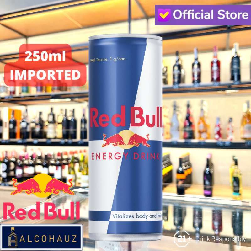 Promo ORIGINAL IMPORT Red Bull Energy Drink 250ml Can Kaleng Redbull ...