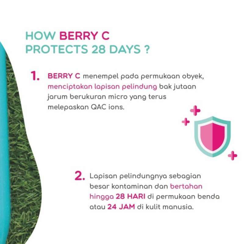 Jual Berry C Active Sanitizer Non Alcohol Disinfectant Awet 28 Hari 300 ...