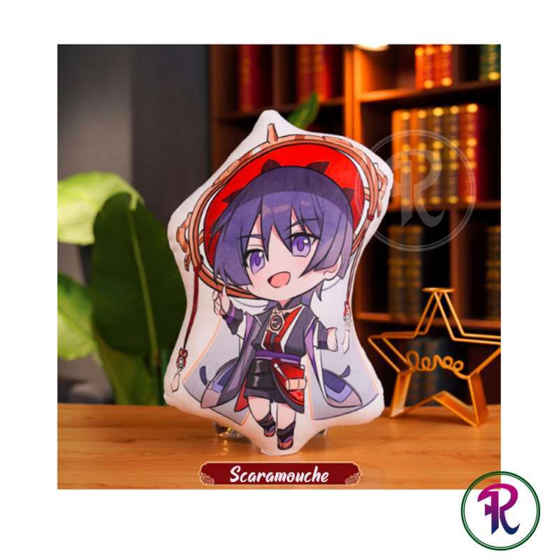 Promo Genshin Impact Scaramouche Plush 40cm Bantal Custom Diskon 39% di ...