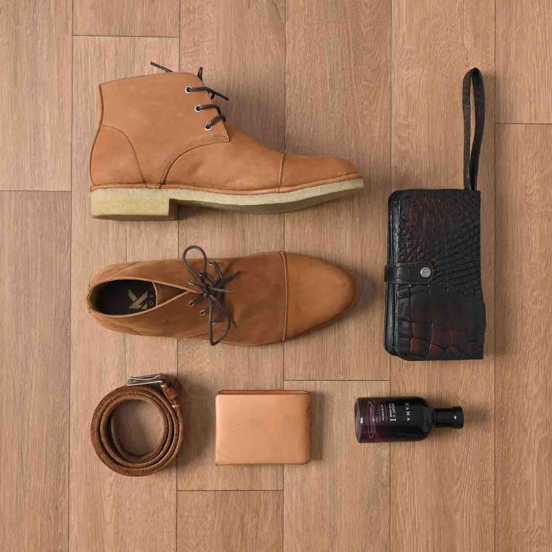 Jual Jonas Tan - Sepatu Kulit Pria Ankle Chukka Desert Boots di Seller ...