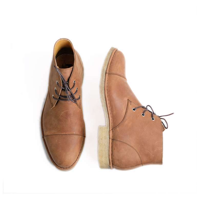 Jual Jonas Tan - Sepatu Kulit Pria Ankle Chukka Desert Boots di Seller ...