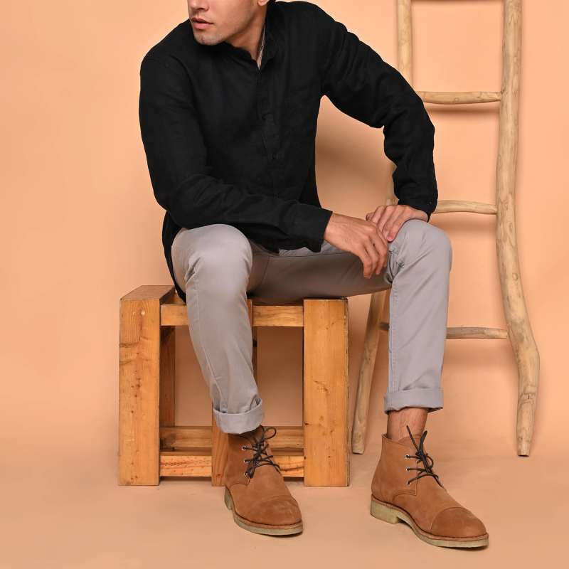 Jual Jonas Tan - Sepatu Kulit Pria Ankle Chukka Desert Boots di Seller ...