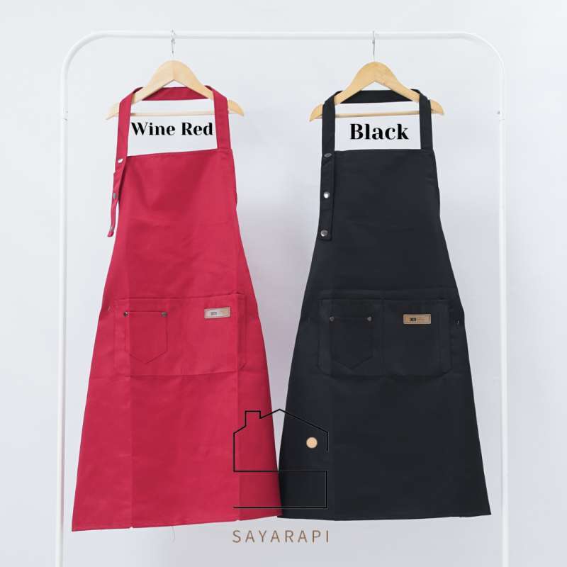 Promo Celemek Apron Barista Korean Style Pria Wanita Dapur Masak Anti ...