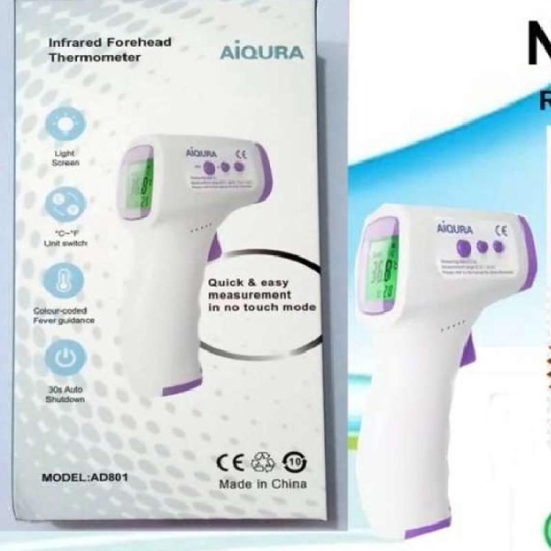 Promo Thermometer Infrared Termometer Termogun 3 warna LED AIQURA ...