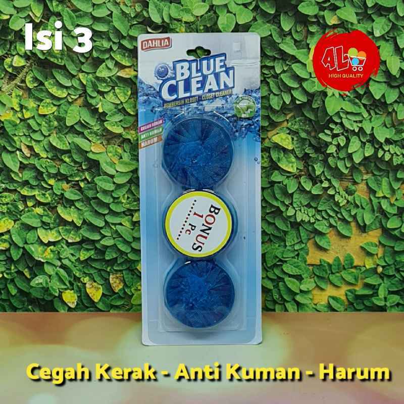 Jual Dahlia Blue Clean Tablet Biru Pembersih Kloset Toilet 2+1 Anti ...