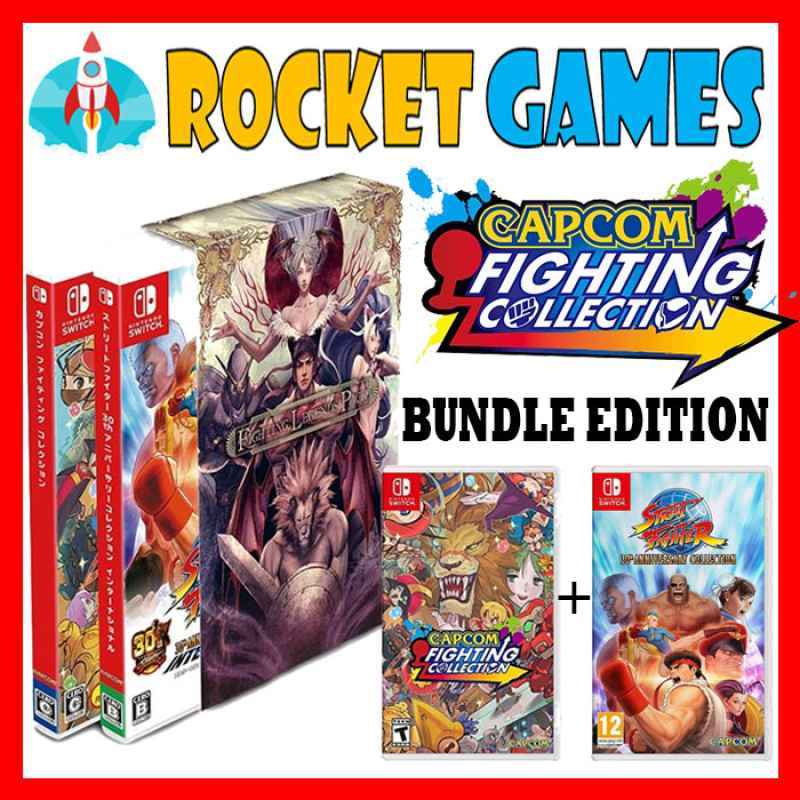 Promo Nintendo Switch Capcom Fighting Collection BUNDLE EDITION ( 2 ...