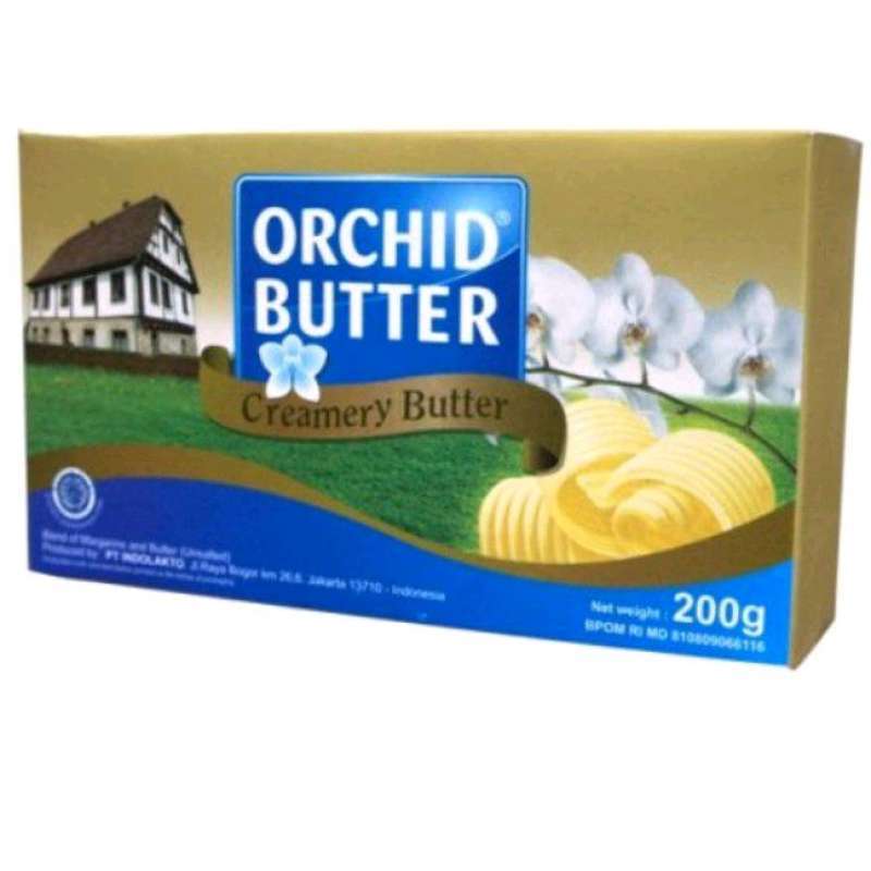 Jual Orchid Butter 200gr Unsalted Creamery Butter Indofood Di Seller ...
