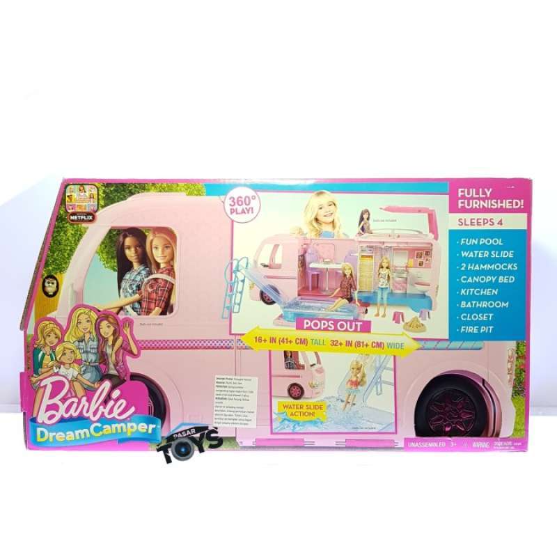 Jual Barbie DreamCamper Pops Out into Play Set Mobil Barbie Dream ...