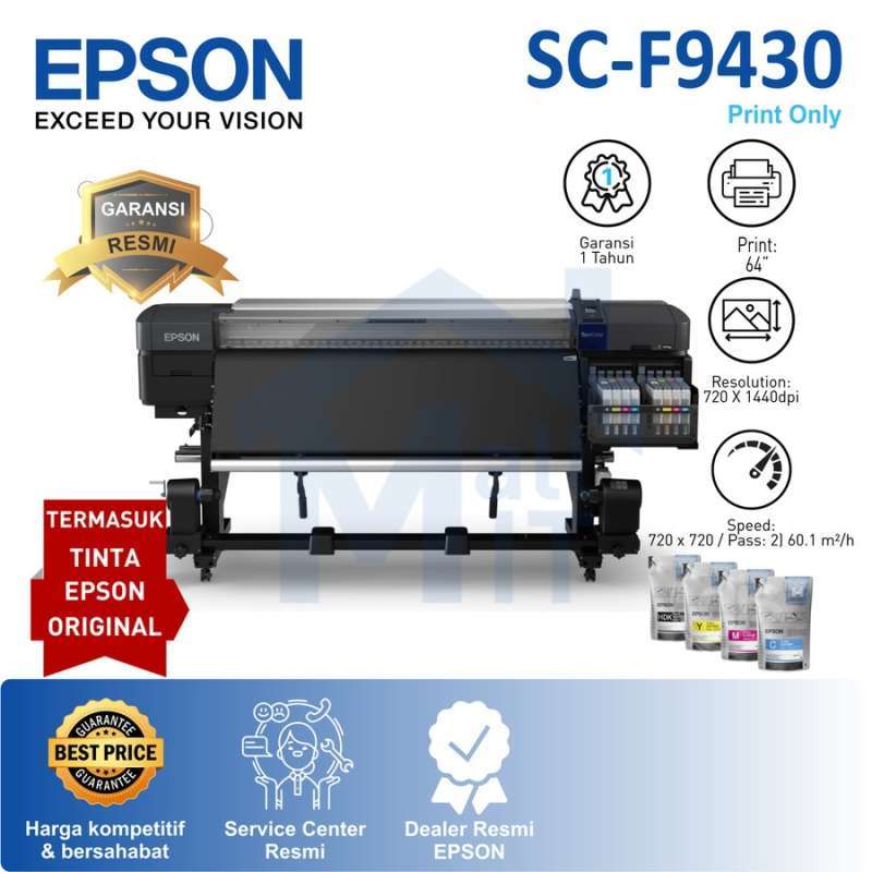 Jual PRINTER EPSON SUBLIMASI SURECOLOR SC-F9430 SC-F9430 SC F9430 ...