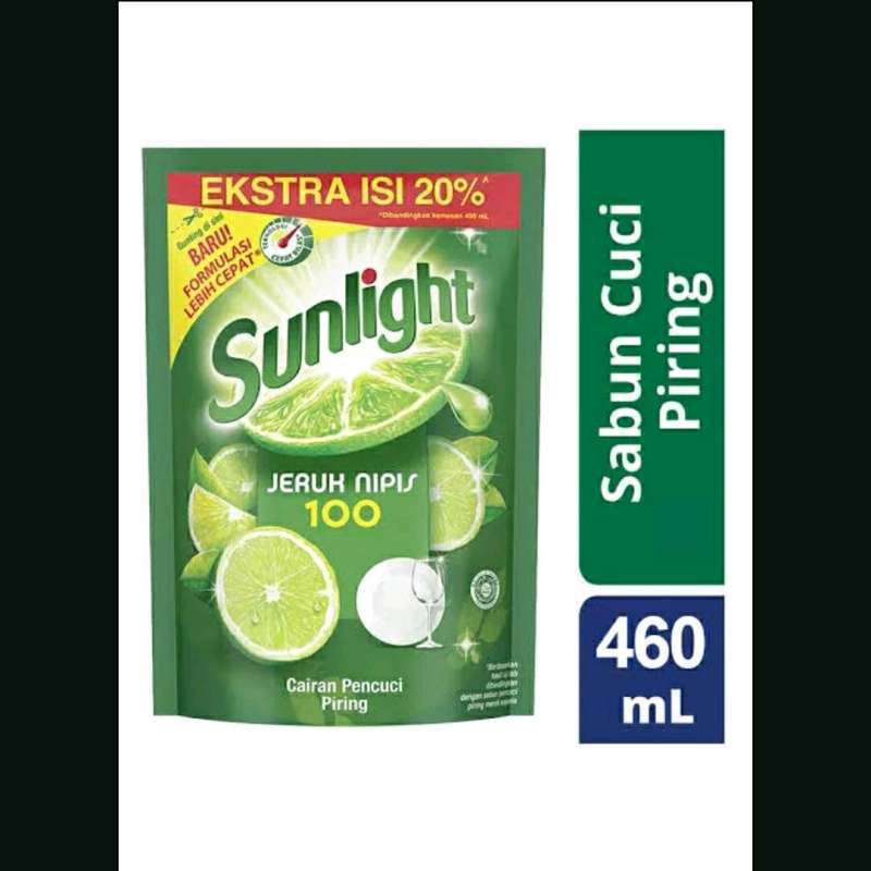 Jual Sunlight Sabun Cuci Piring Kemasan Baru 460ml Di Seller Bang Malik ...