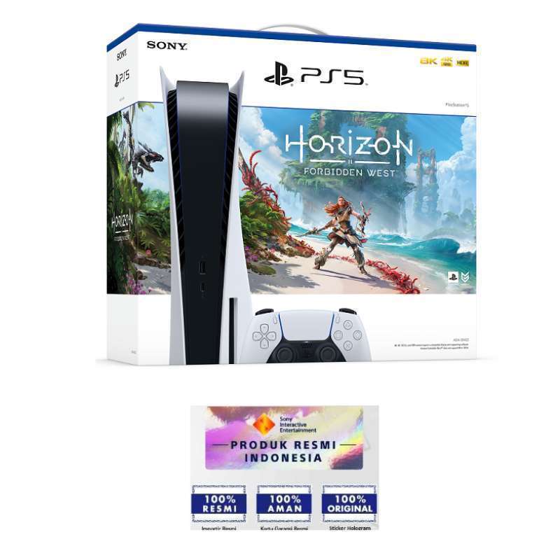 Jual PlayStation®5 PS5 Disc Horizon Forbidden West™ Bundle Konsol Garansi Resmi Sony Indonesia ...