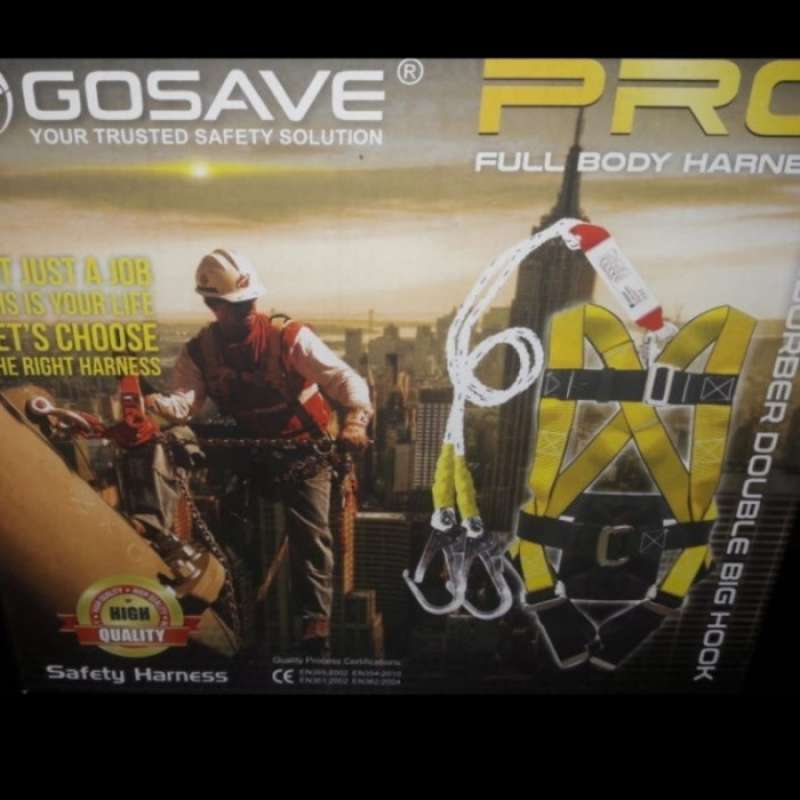 Promo Full Body Harness Gosave Pro Double Hook + Absorber Go Save ...