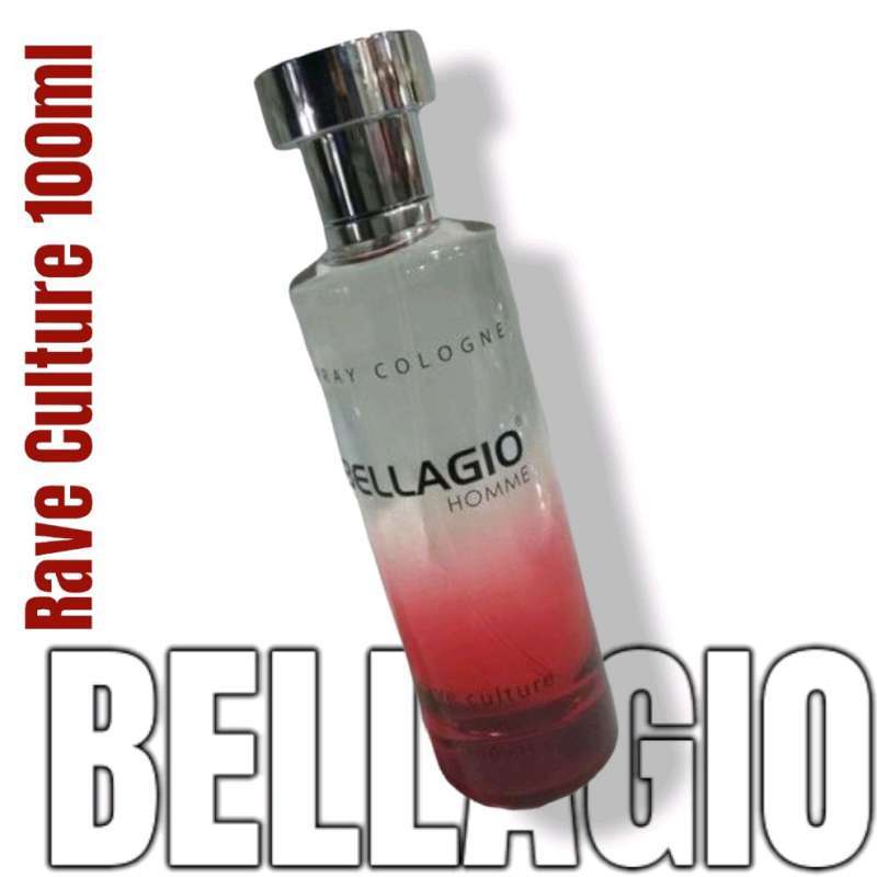Jual Bellagio Homme Spray Cologne Rave Culture 100ml Merah Di Seller ...