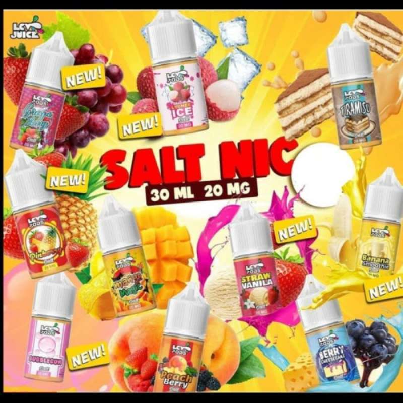 Jual Jual LCV PODS JUICE FRUITY SERIES LIQUID SALT NIC SALTNIC 30ML BY ...