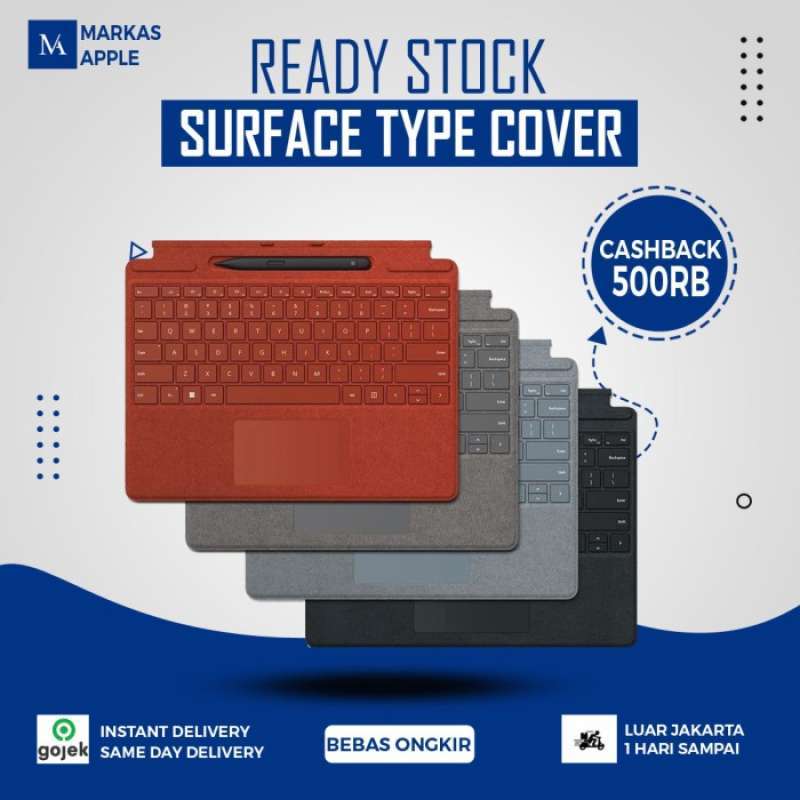 Promo Microsoft Surface Pro Type Cover ( Keyboard Surface Pro ...