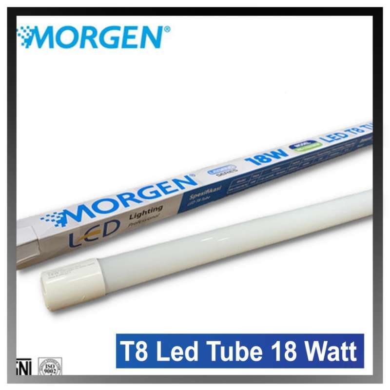 Promo Lampu Tl T8 Led 18 Watt Putih - Panjang 120cm - Morgen Diskon 47% Di Seller Tk Berkah ...
