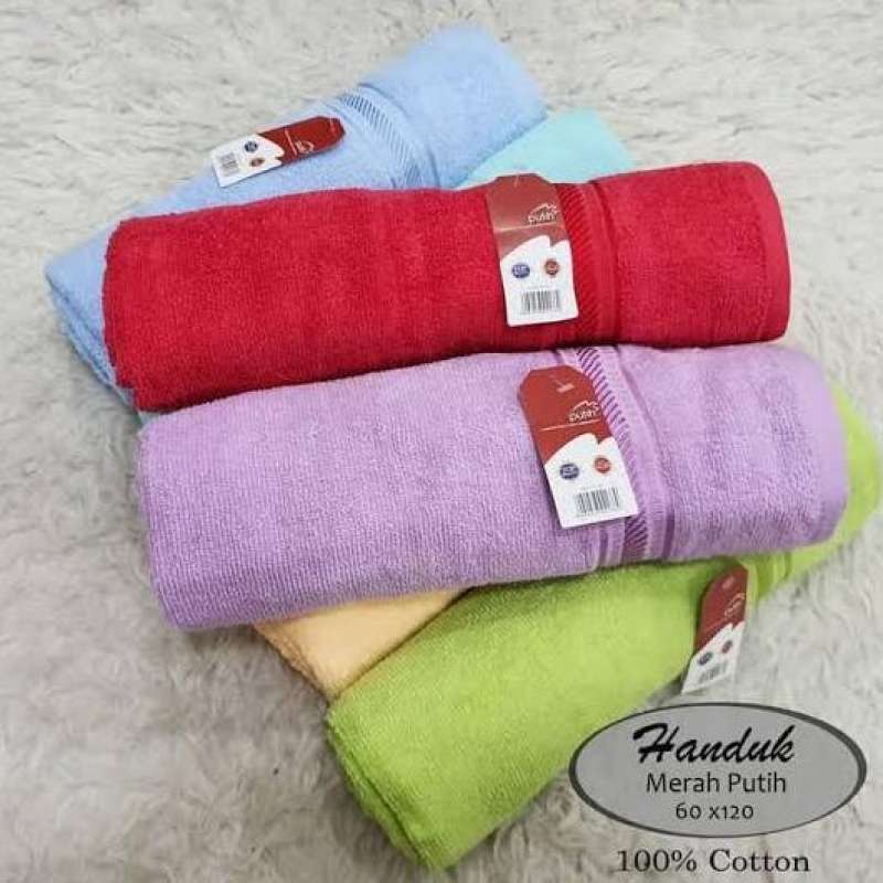 Jual Handuk Merah Putih 60x120 CM di Seller One Store Jakarta ...