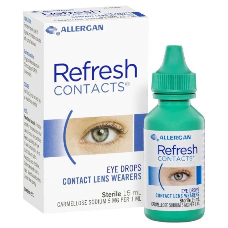 Jual Allergan Refresh Contact Eye Drop 15ml / Tetes Mata Kering ...
