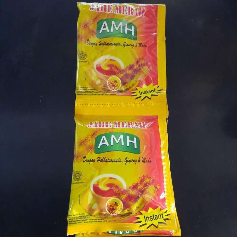 Jual jahe merah amanah amh renceng isi 10 sachet di Seller Toko Ade ...