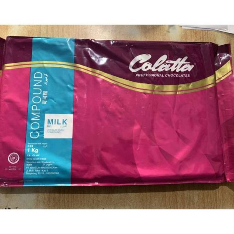 Promo Colatta Milk chocolate compound 1kg blok Diskon 50% di Seller ...