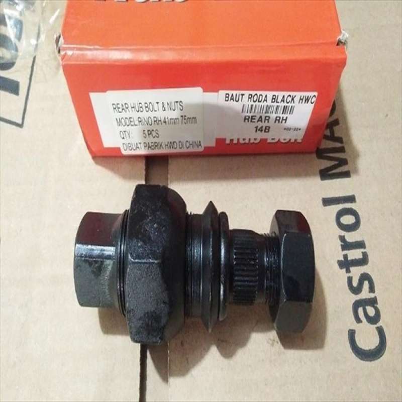 Jual Baut Roda Hub Bolt Truk Dutro Dyna HT Rino 14B Belakang Kanan HWC ...