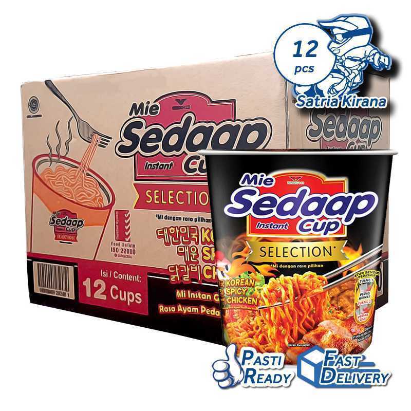 Jual Sedaap Korean Spicy Chicken Mie Instant Cup [12 pcs | 1 Karton] Mi ...