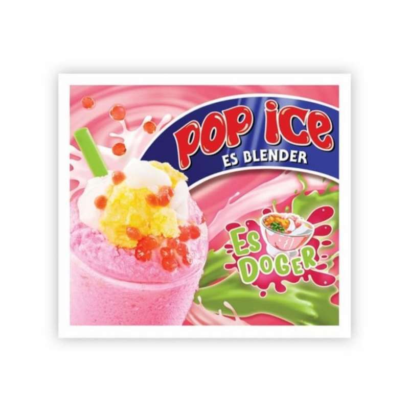 Jual Pop Ice Es Blender Es Doger Renceng 10 Pcs Sachet 25gram 25gram di ...