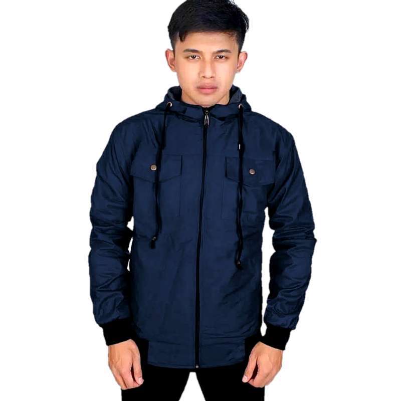 Jual JAKET SEMI PARKA PRIA WANITA POLOS di Seller NAZA86 - Cigondewah ...