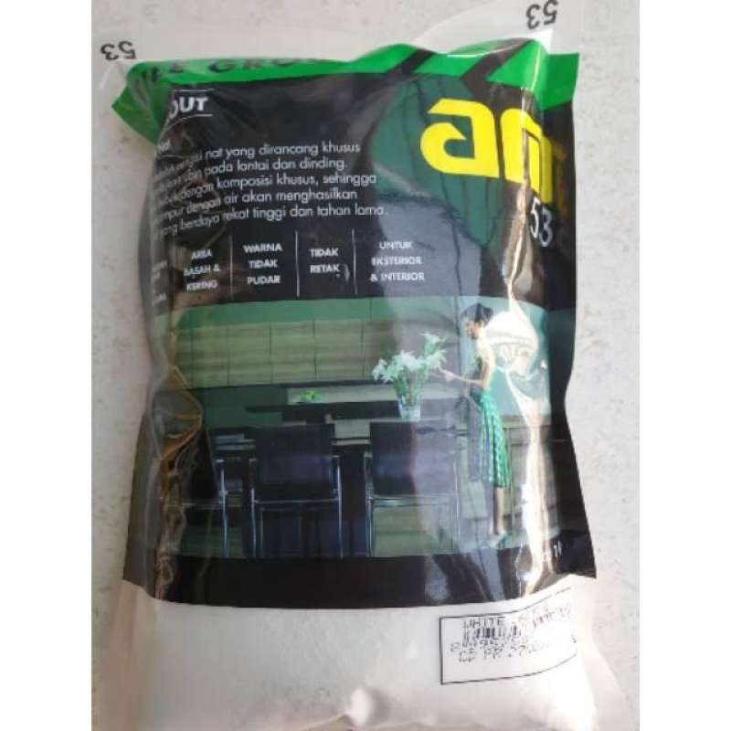 Jual Semen Pengisi Nat Keramik Tile Grout Am 53 Warna Putih White ...