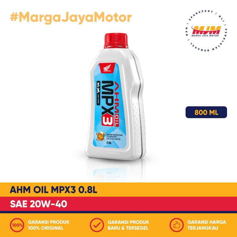 Jual AHM Oil MPX3 20W/40 [800ml] AHM Oil 0.8L ORIGINAL di Seller MJM KLENDER - Klender, Kota ...