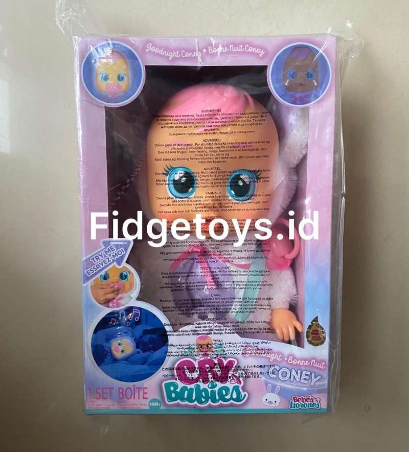 Jual Cry Babies Goodnight Coney - Sleepy Time Baby Doll with LED Lights ...