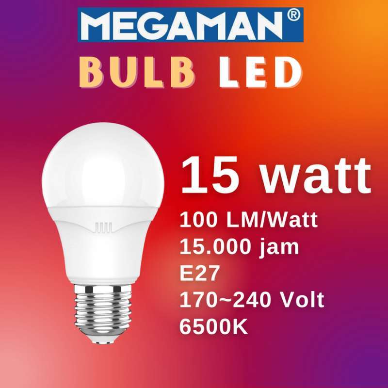 Promo Bola Lampu Led Bulb Megaman 15 Watt Bohlam Megaman Led Buld 15 W ... Promo Bola Lampu Led Bulb Megaman 15 Watt Bohlam Megaman Led Buld 15 W ...