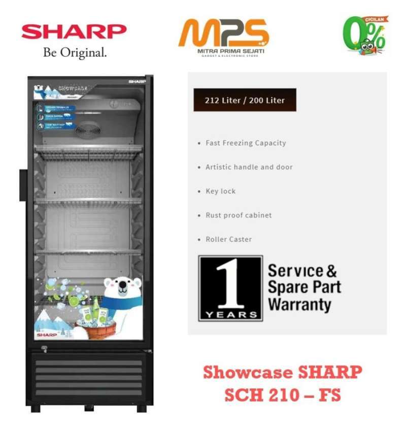 Jual Showcase Sharp Sch 210 Fs - 200 Liter Di Seller Mitra Prima Sejati ...