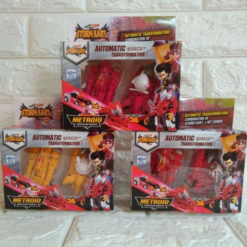 Jual MAINAN ROBOT STROM KART METROID MOPCKAR BERUBAH OTOMATIS ROBOT di ...