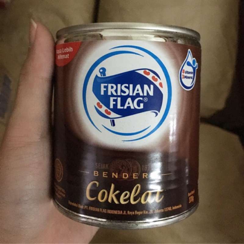 Jual Frisian Flag Kaleng Coklat 370g / Susu Kental Manis Cokelat / SKM ...