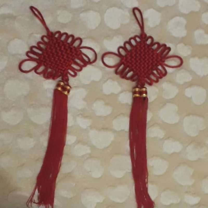 Jual Hiasan parcel gantungan simpul Chinese knot besar imlek di Seller ...