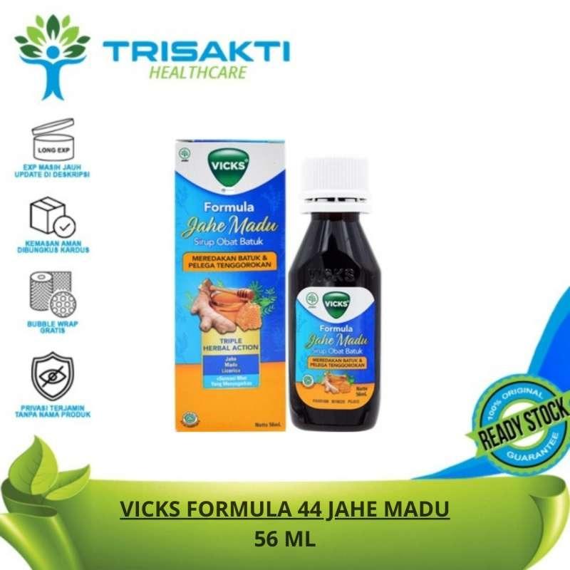 Jual Vicks Formula 44 Jahe Madu 56 ml Untuk Meredakan Batuk di Seller ...