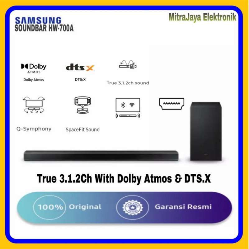 Jual Samsung Soundbar Hw-q700a True 3.1.2ch With Dolby Atmos Garans ...