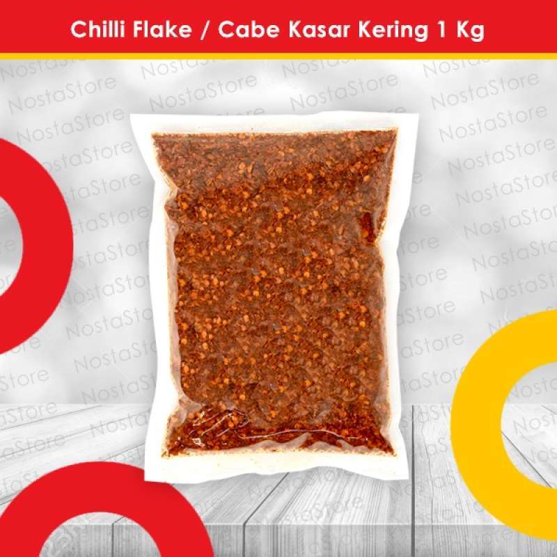 Jual Chilli Flake / Cabe Kasar Kering 1 Kg di Seller Nosta.store - Wana ...
