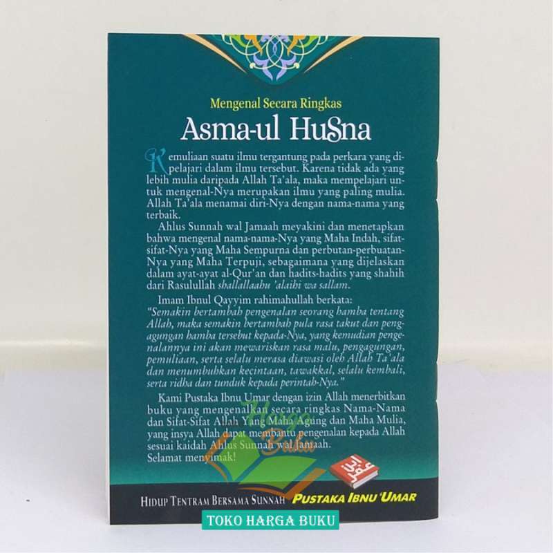 Promo Mengenal Secara Ringkas Asmaul Husna Berdasarkan Al-quran Dan As-sunnah - Pustaka Ibnu ...