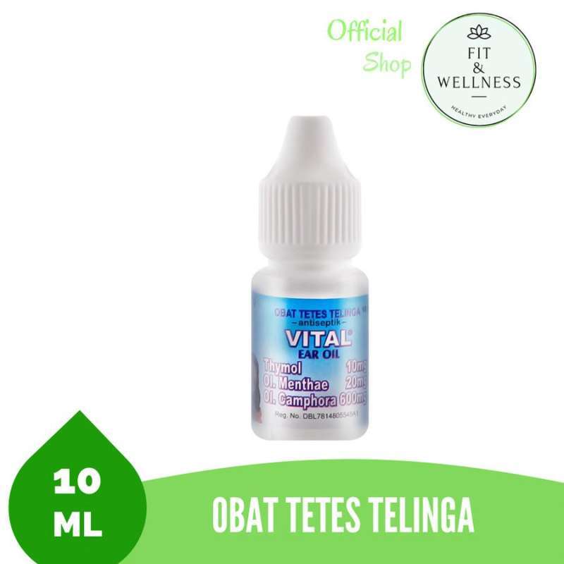 Jual Vital Ear Oil - Obat Tetes Telinga Gatal Dan Infeksi 10ml Di ...
