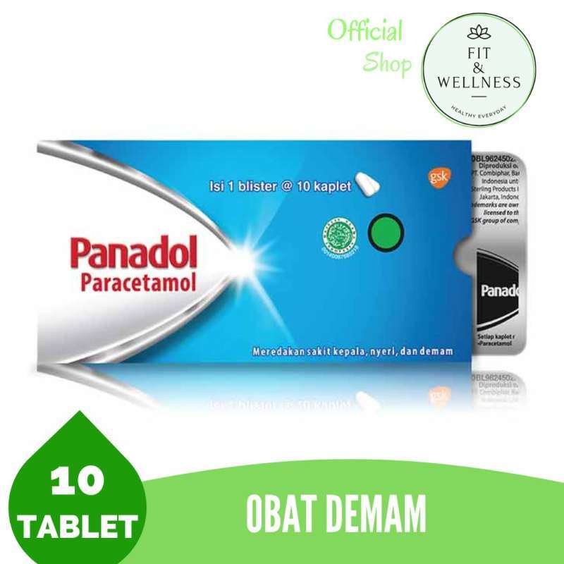 Jual Panadol Obat Demam Paracetamol 500mg 10Tab di Seller Fit& wellness ...