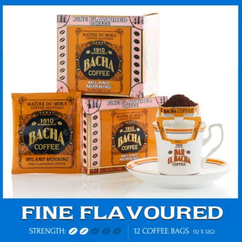 Jual Bacha Coffee Milano Morning Fine Flavoured Coffee di Seller Gunung ...
