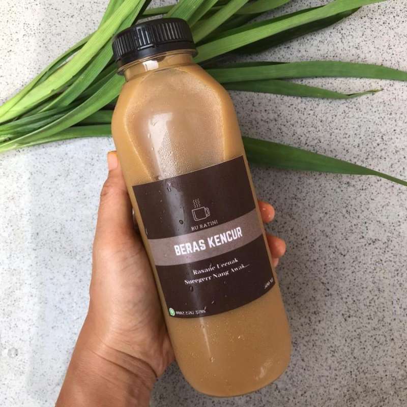 Jual Jamu beras kencur botol 500 ml bu ratini // beras kencur made by ...