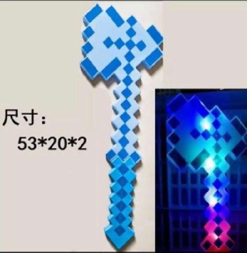 Jual Mainan Pedang Minecraft Nyala Dan Suara Toy Sword Led Diamond Di ...