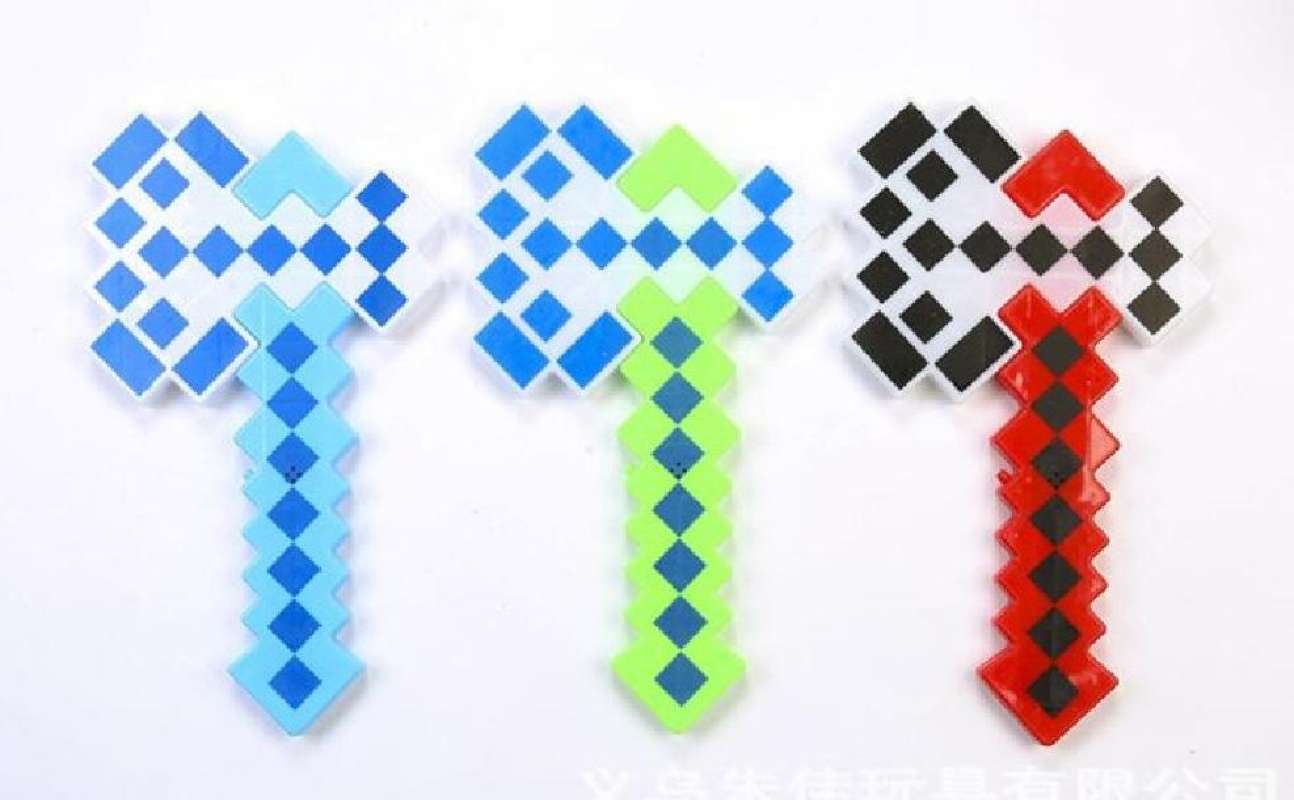 Jual Mainan Pedang Minecraft Nyala Dan Suara Toy Sword Led Diamond Di ...